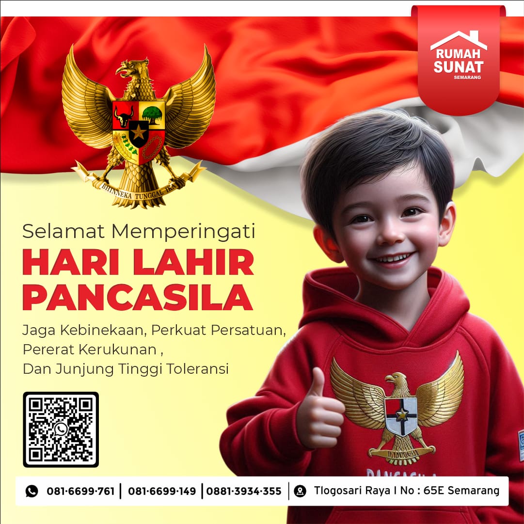 081.6699.761 || Hari Lahir Pancasila: Saatnya untuk Sunat di Hari Libur ...